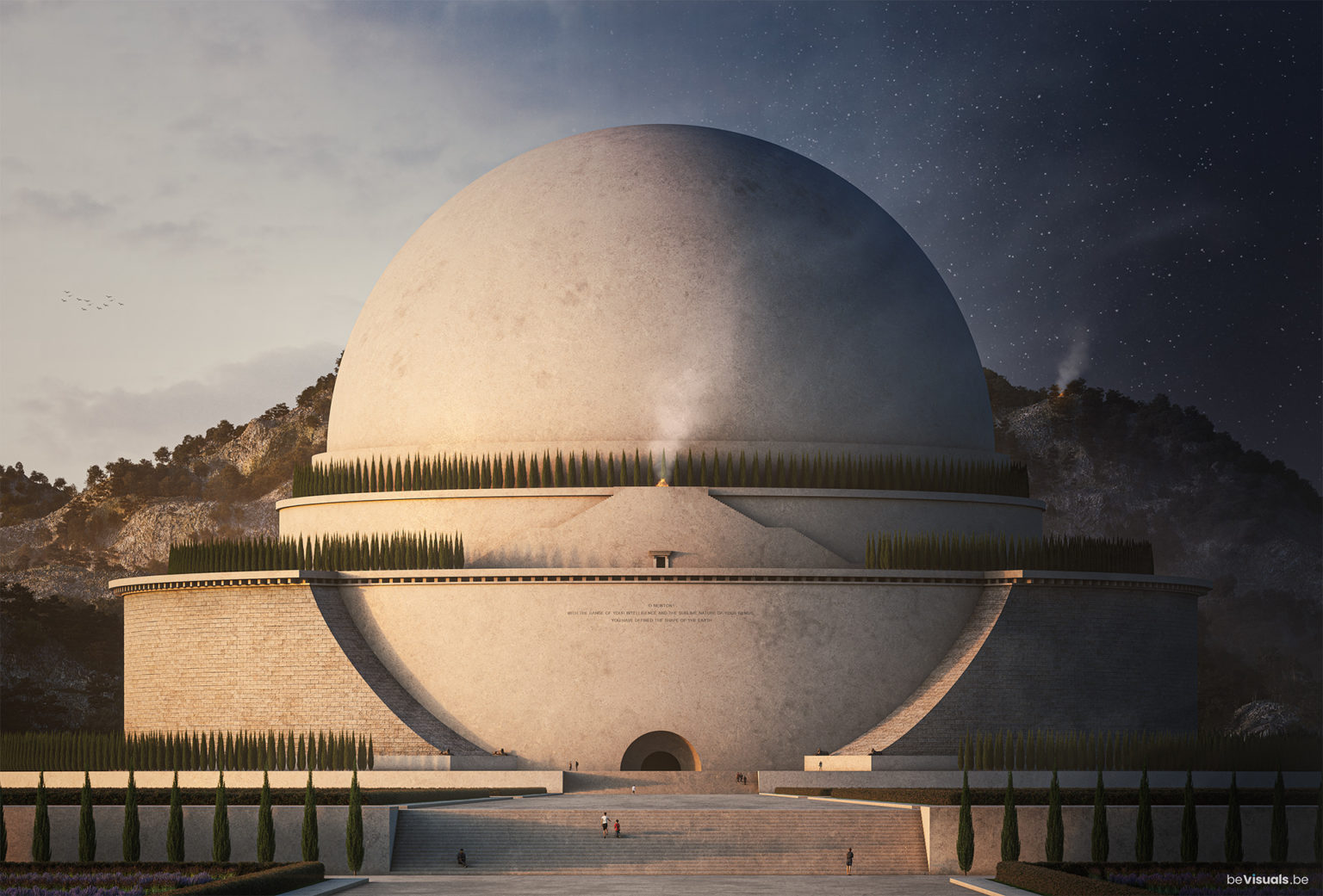 Cenotaph to Newton - Be Visuals